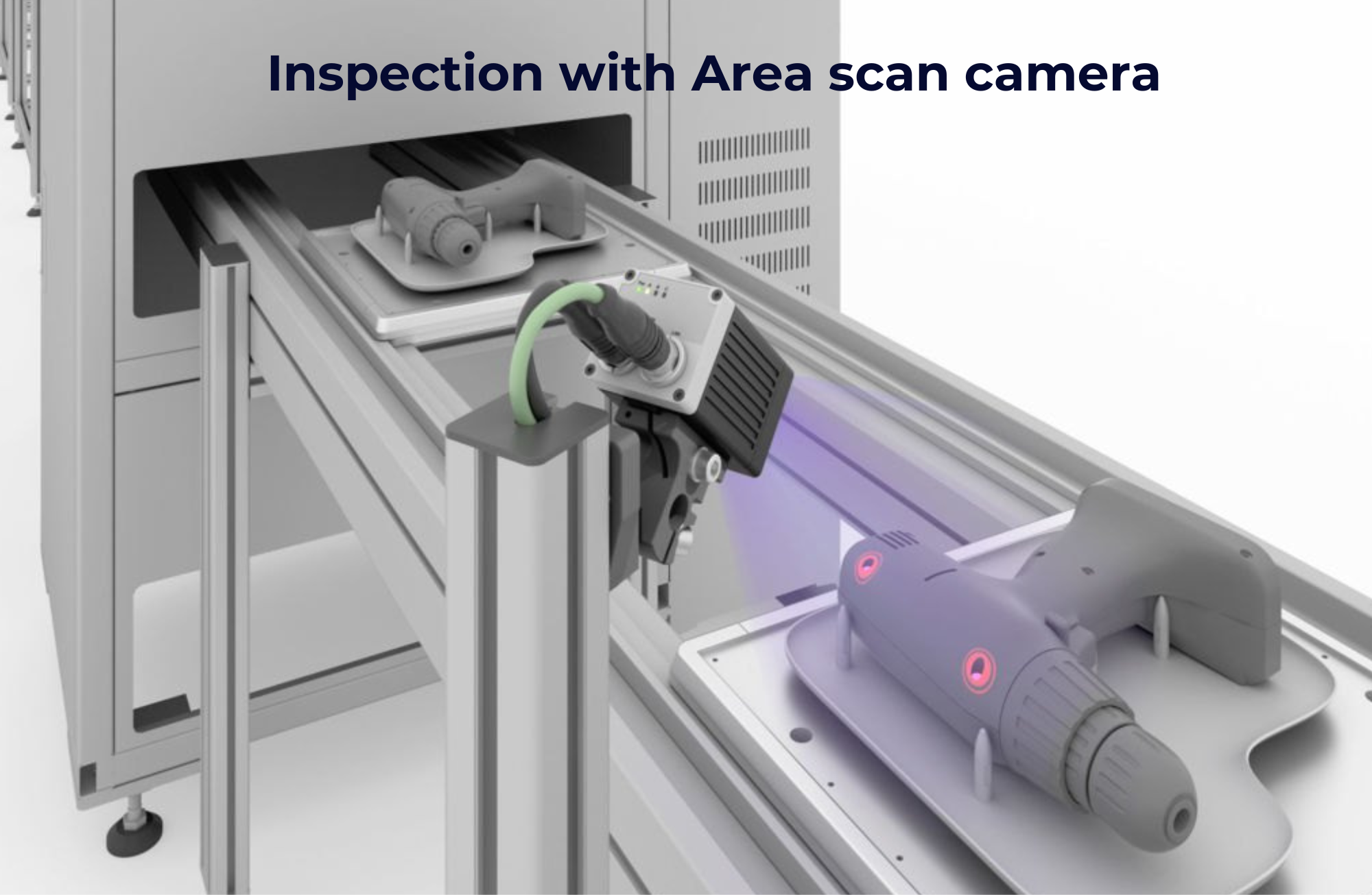 Stationary product inspection with Area Scan camera