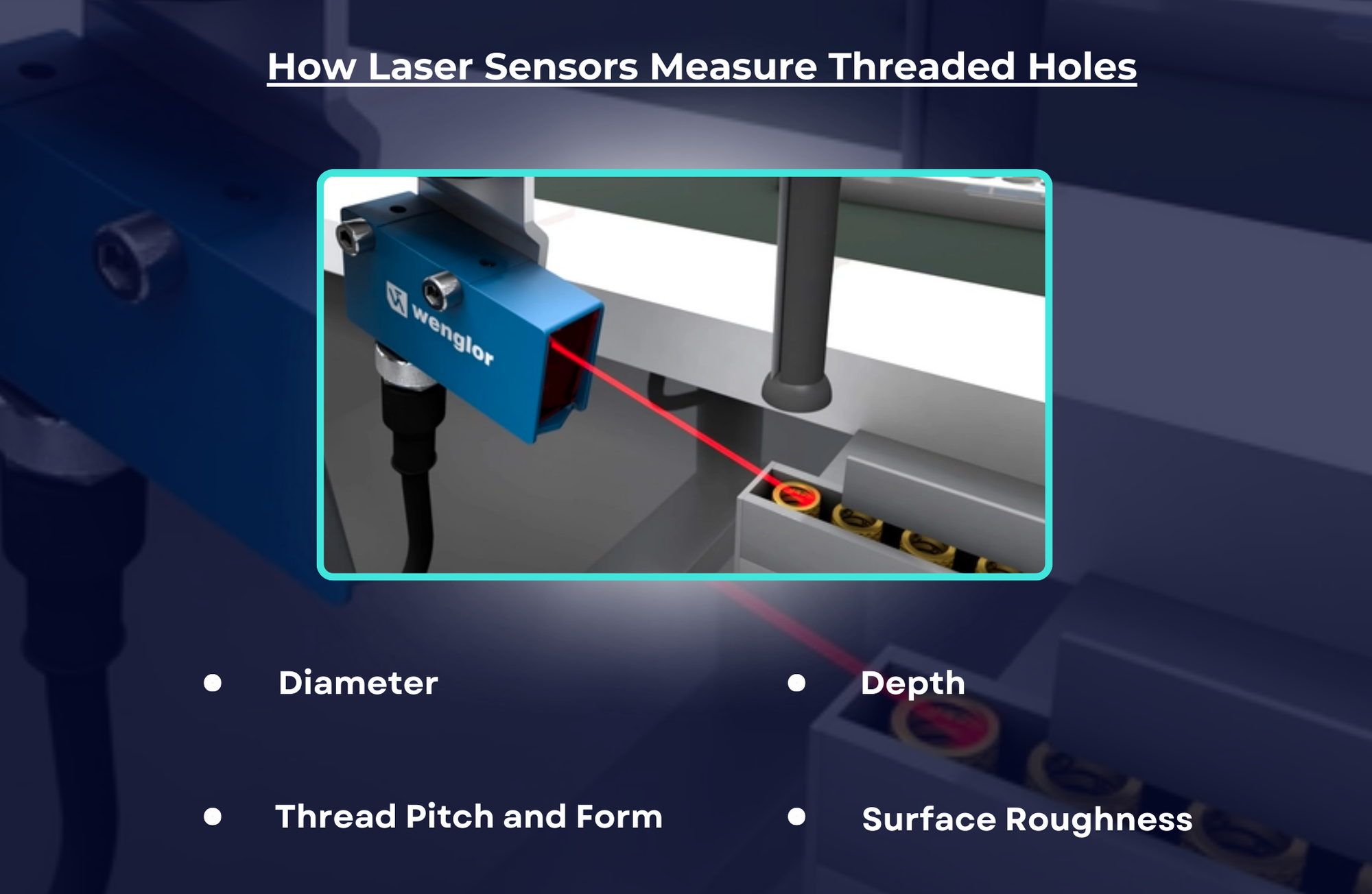 Threading Holes Measurement Using Laser Sensors