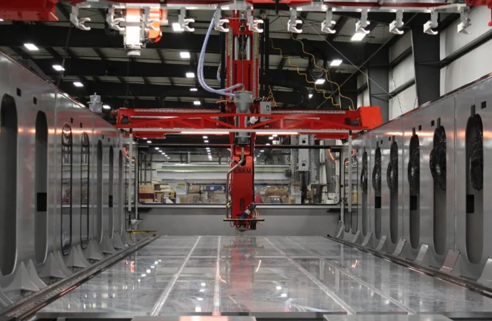 Wide and Long Surface Inspection in continuous production line