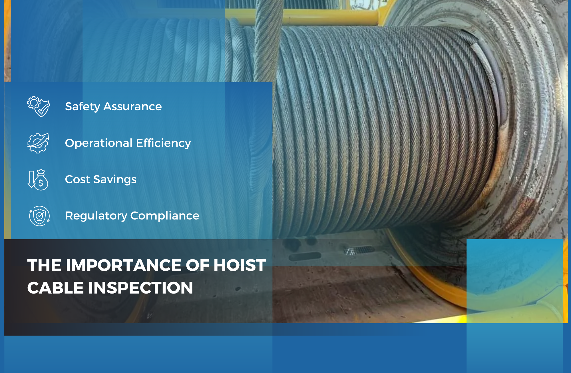 Hoist Cable Inspection Automation using Machine Vision AI