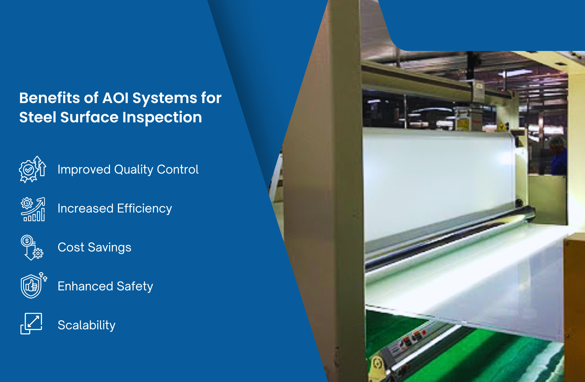 Steel Metal Sheet Surface Inspection Using AI powered AOI Systems