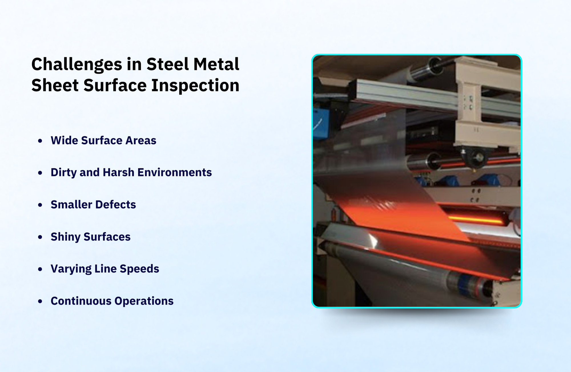 Steel Metal Sheet Surface Inspection Using AI powered AOI Systems