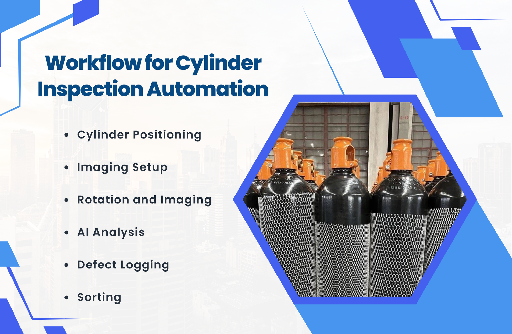 Cylinder inspection automation for defect detection using AI powered ...