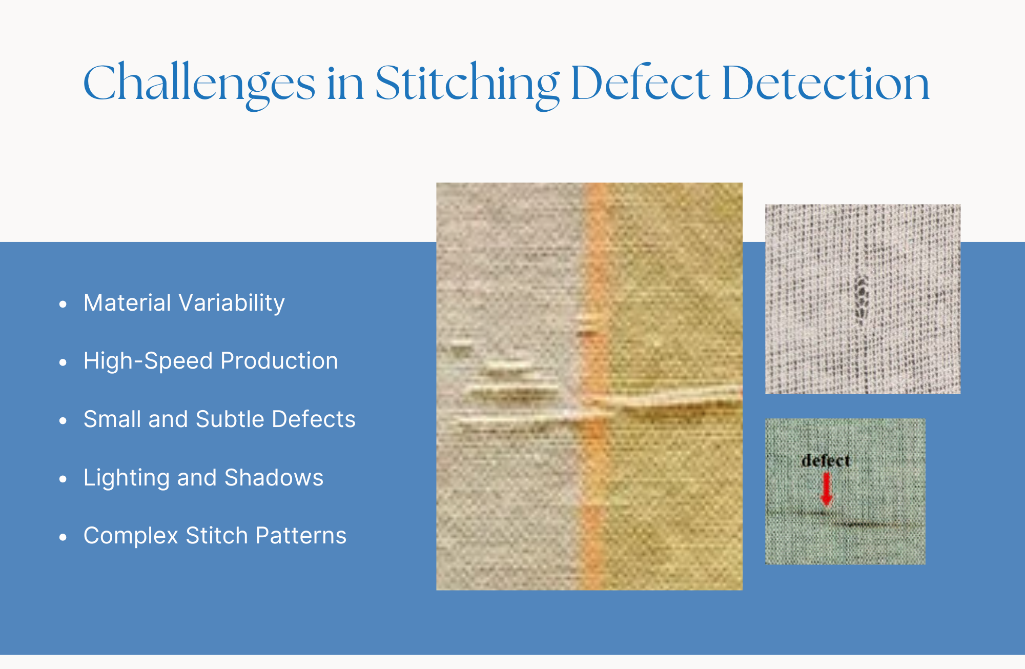 Stitching Defect Detection Using Machine Vision Ai