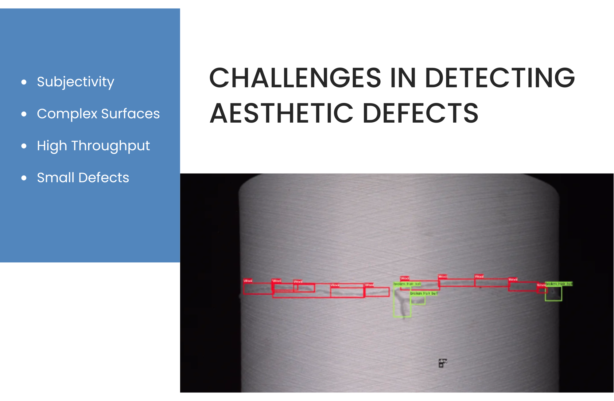 Aesthetic Defect Detection
