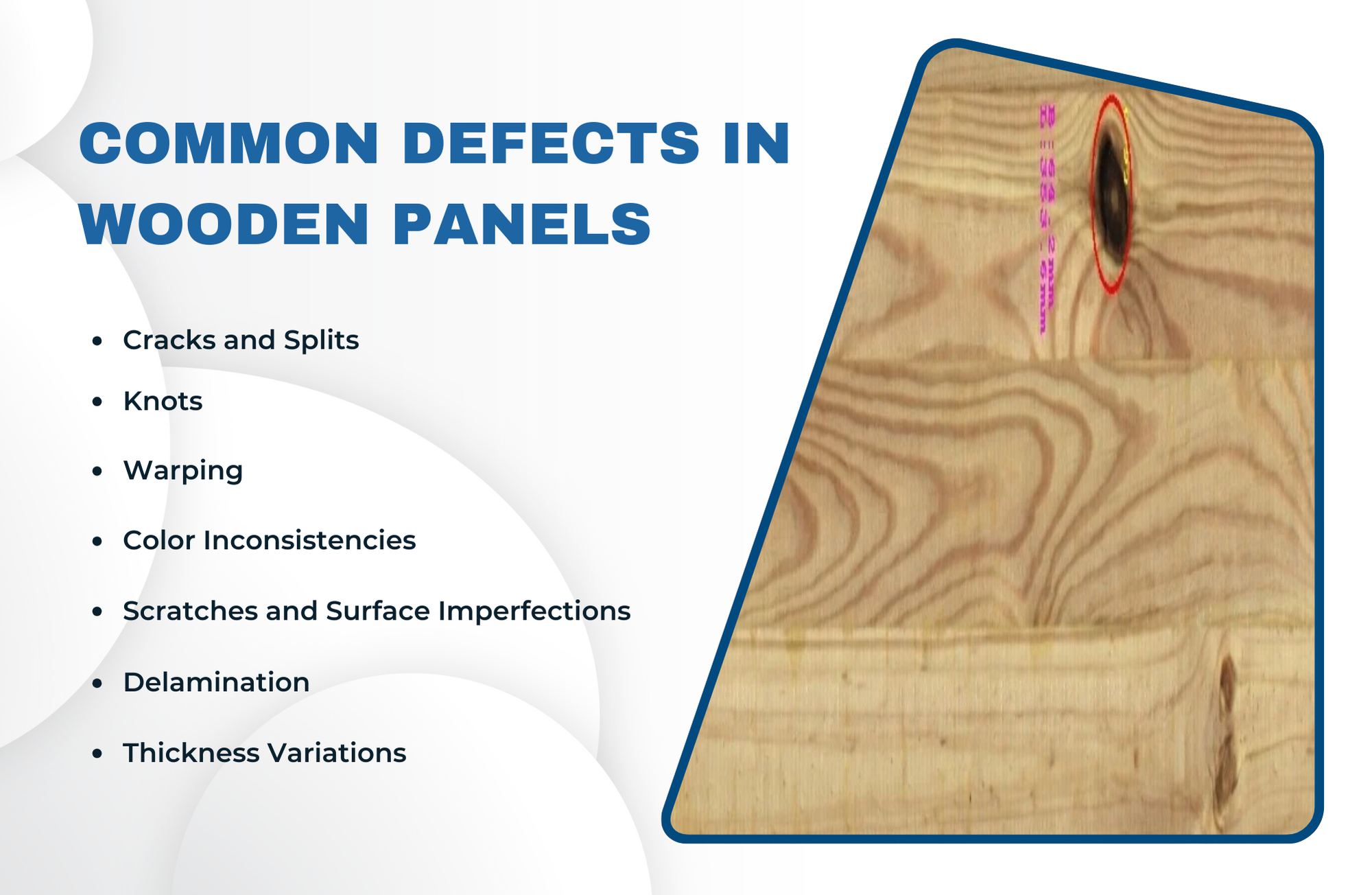Automating Wooden Panel Inspection using Machine Vision Cameras and AI