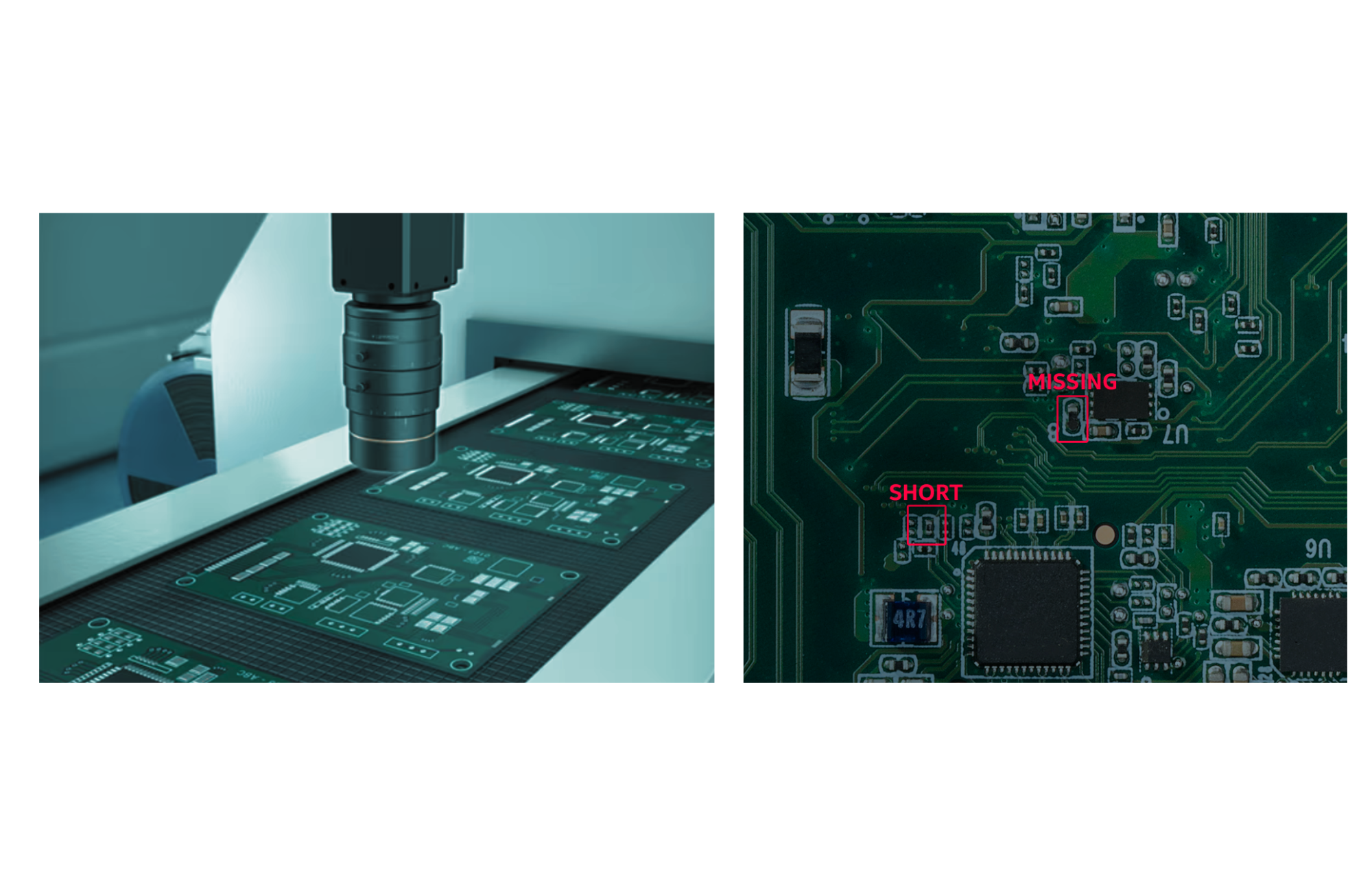 Micron-Level Surface Defect Detection in PCBs Using Machine Vision AOI