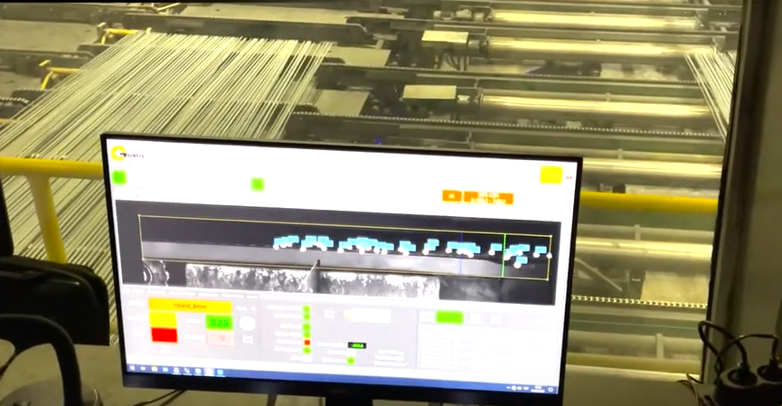Precise Metal TMT Bar Counting on Chain Conveyor Using Machine Vision AI