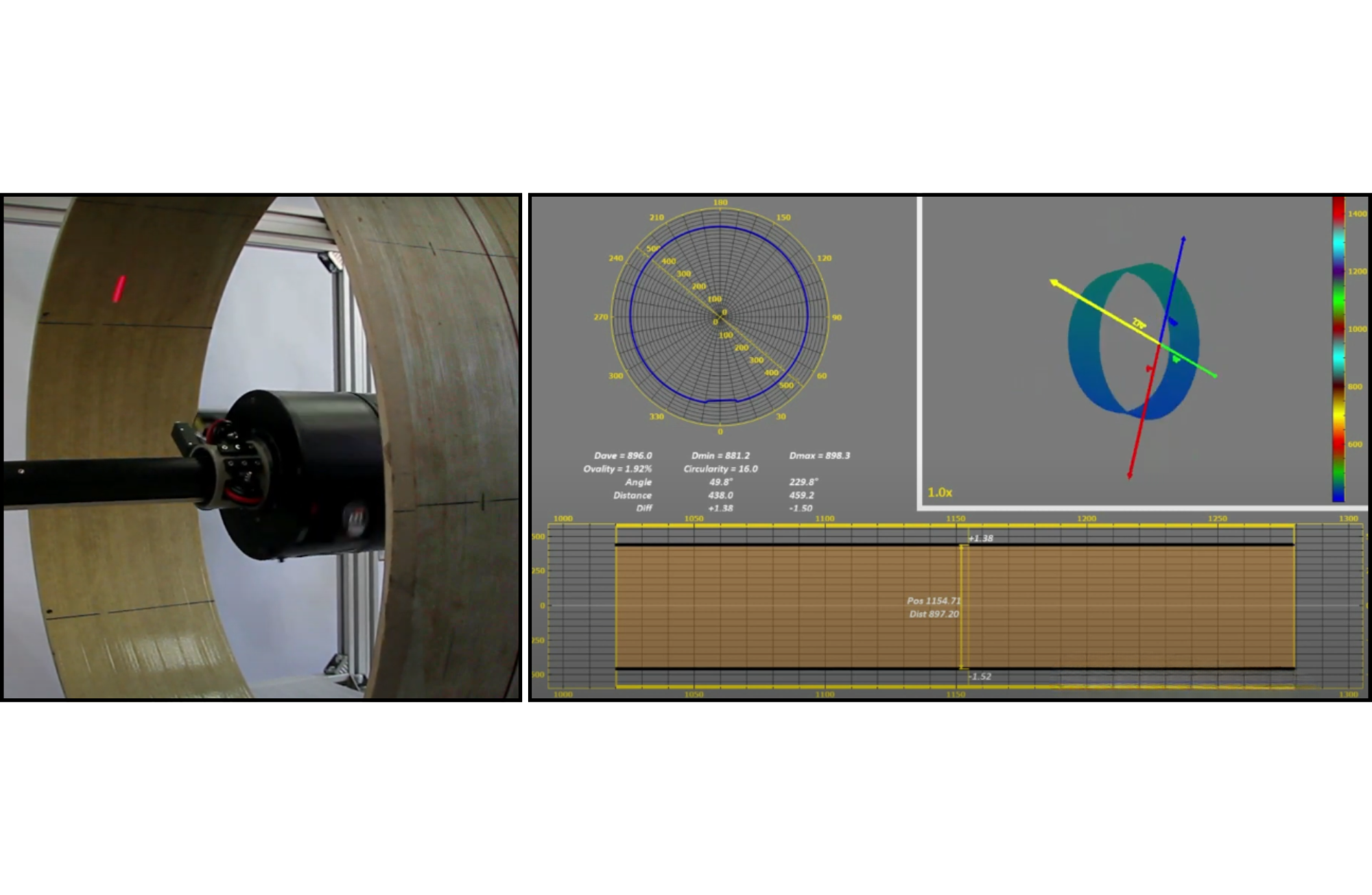 Metal Tube Inner Surface Inspection with Customized Machine Vision AOI