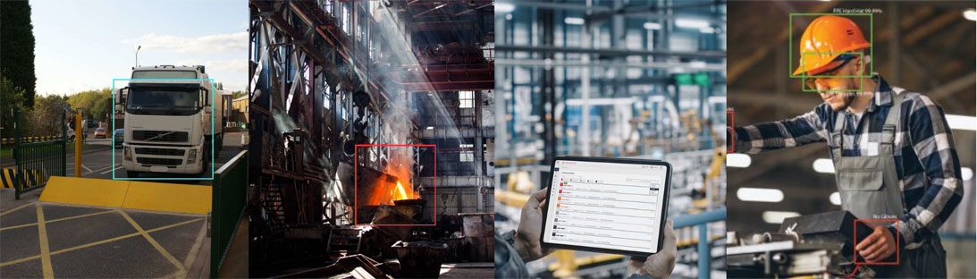 Vision AI use cases in steel and cement factories